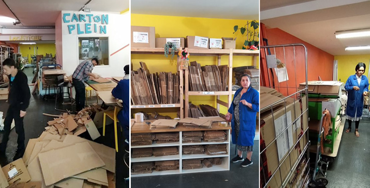 Chantier d’Insertion remobilisant par Carton Plein - Association Qualitel